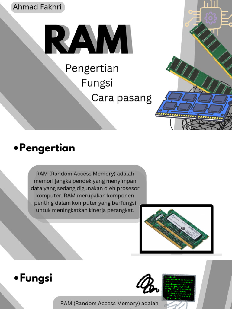 Panduan Pemasangan dan Fungsi RAM | PDF