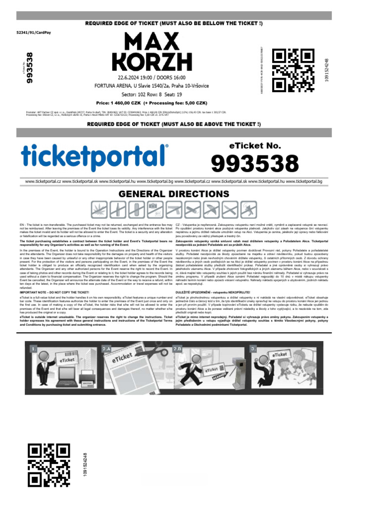 E Ticket Document | PDF