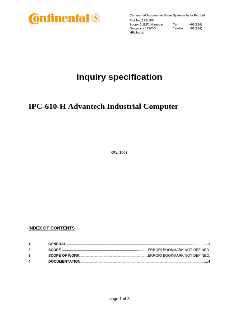 Ipc 610 H | PDF