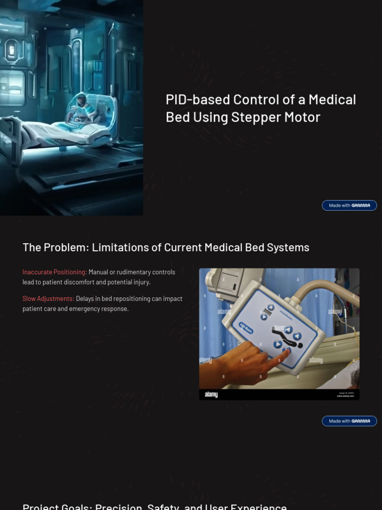 PID Based Control of A Medical Bed Using Stepper Motor | PDF