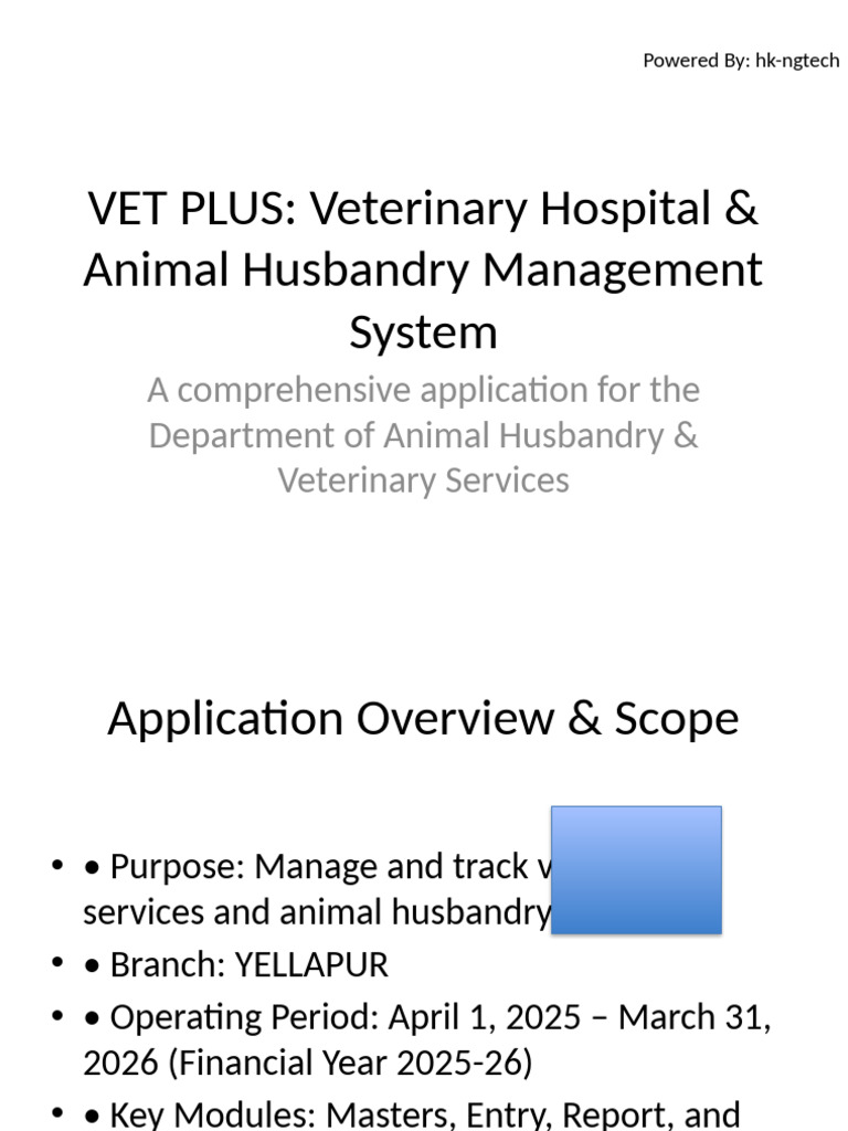 VET PLUS Presentation | PDF | Veterinary Medicine | Livestock