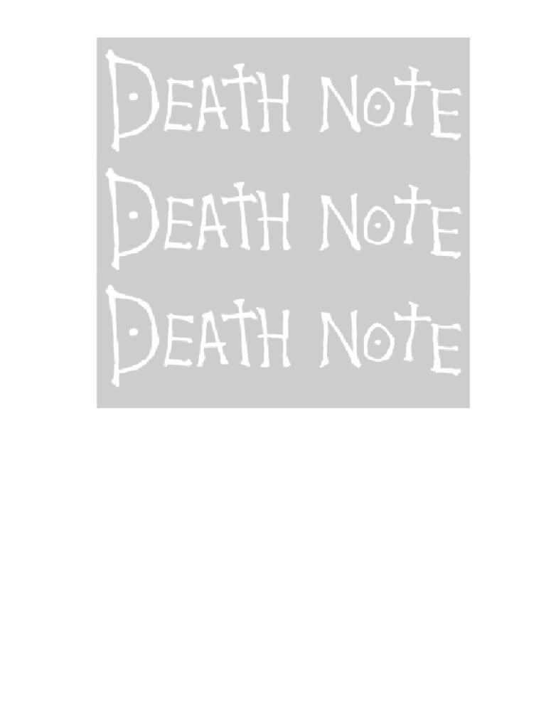 Death Note | PDF