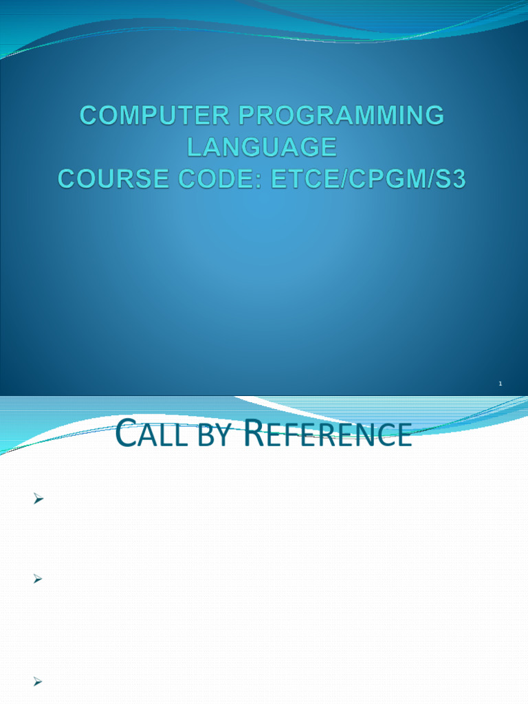 Unit 5 C Function Part3 | PDF | Parameter (Computer Programming) | Control Flow