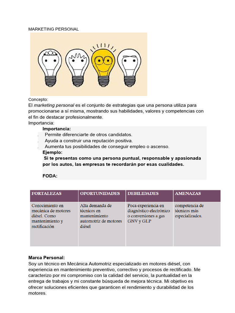 Marketing Personal-Aguilar Canta Denis Jordan | PDF | Marketing