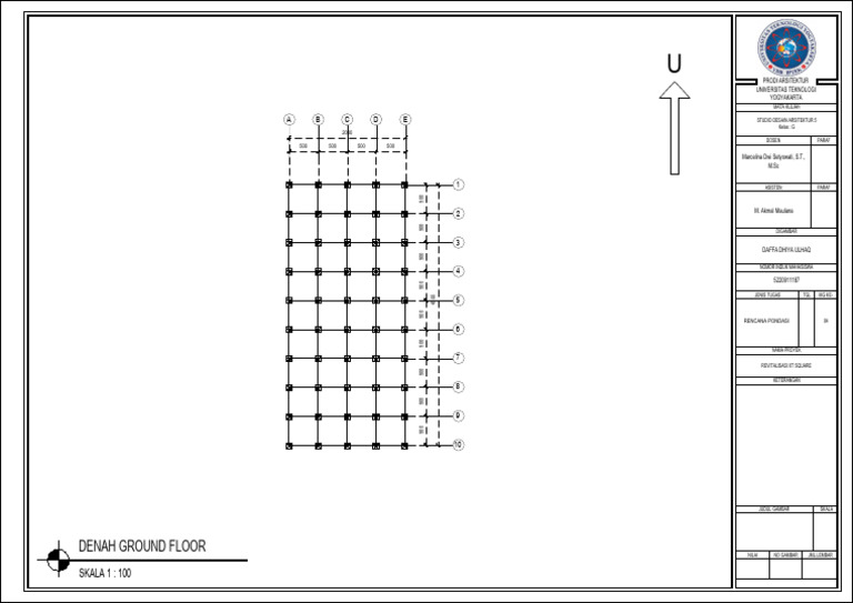 Revitalisasi XT Square: Denah Arsitektur | PDF