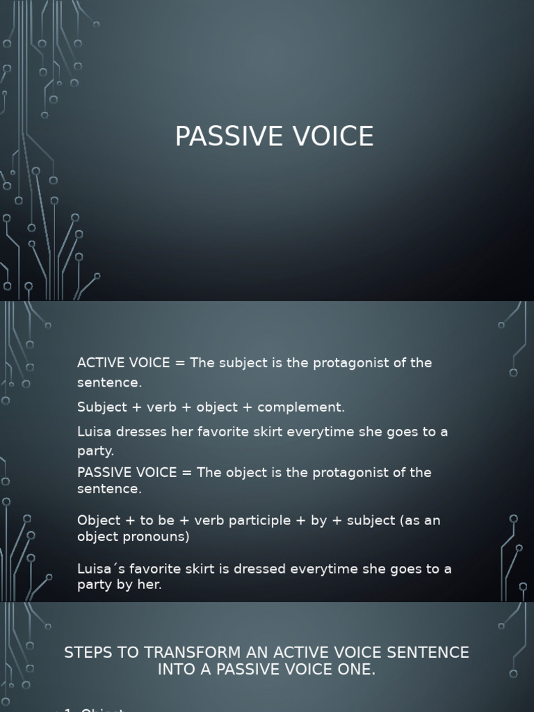 B2 - Passive Voice | PDF