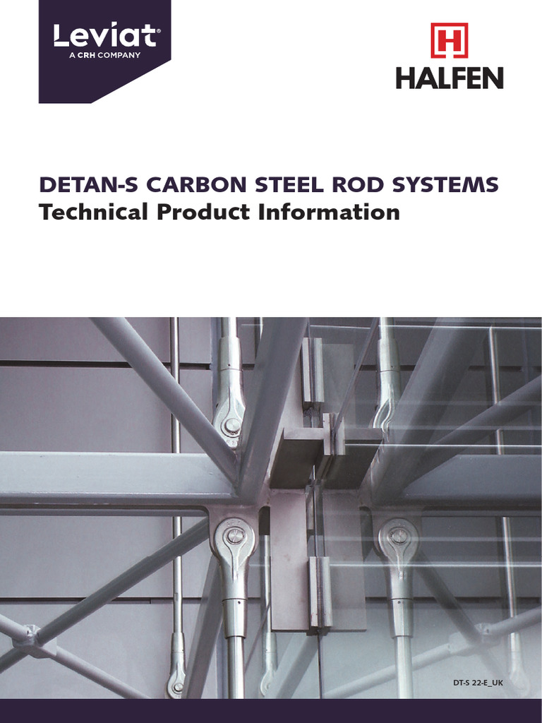 DETAN-S Carbon Steel Rod Systems Guide | PDF | Beam (Structure) | Nut ...