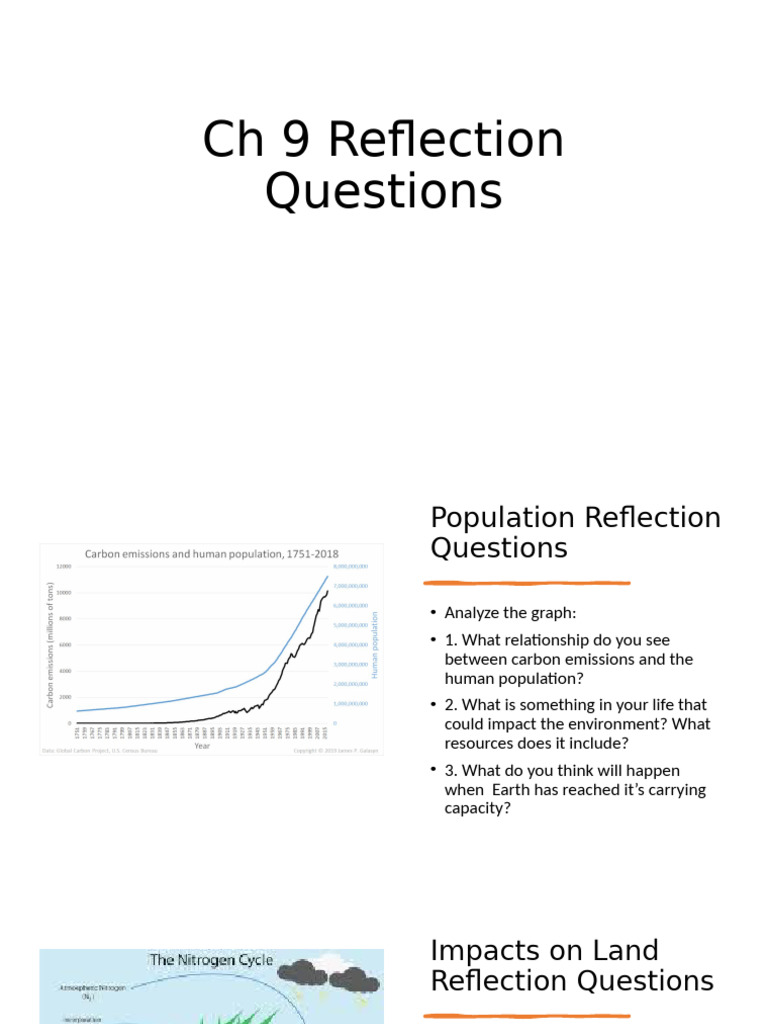 Ch 9 Human Impact Note Reflection Questions | PDF