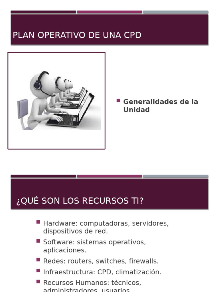 Plan Operativo para un CPD Eficiente | PDF | Servidor (Computación ...