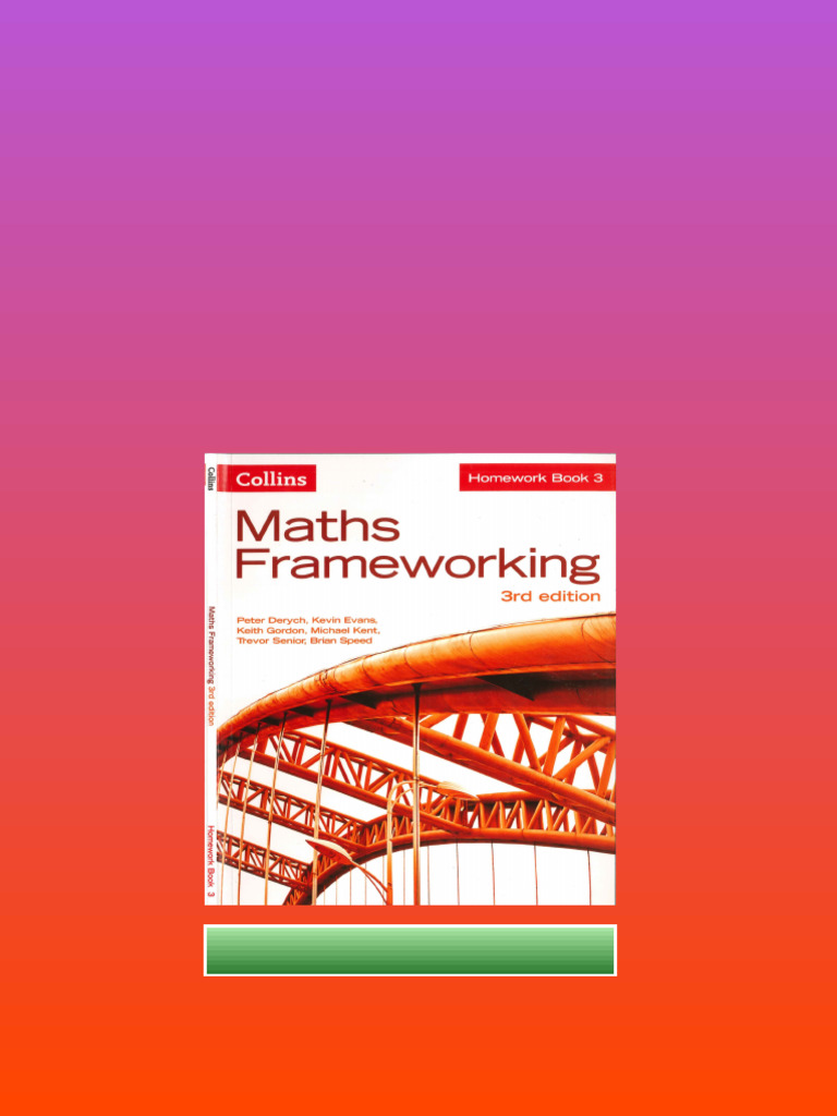 Maths Frameworking Homework Book 3 Peter Derych Kevin Evans Keith ...