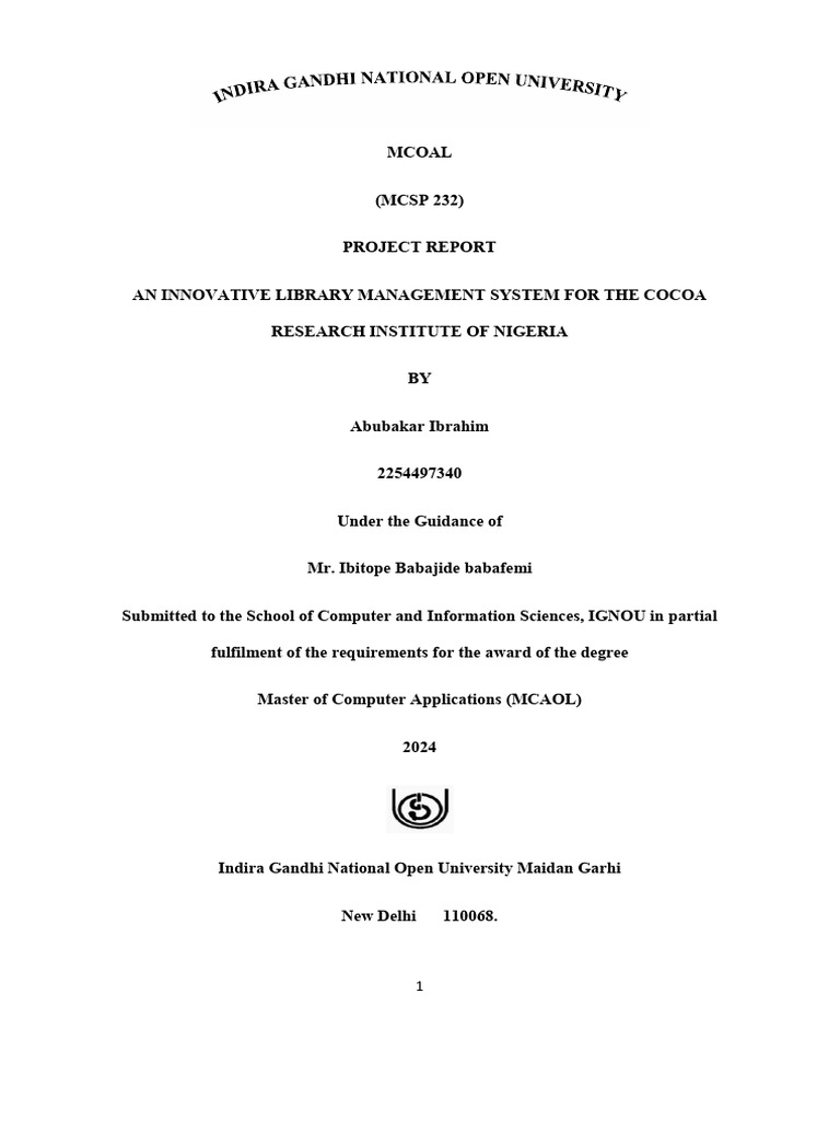 Project Report 2254497340 | PDF | World Wide Web | Internet & Web