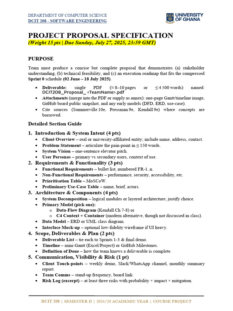 PPS - Course Project - DCIT 208 24.25 | PDF | Unified Modeling Language | Computer Science