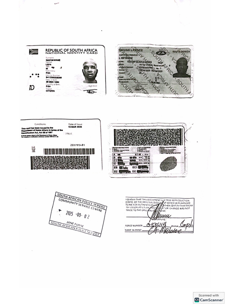 Id and Drivers License | PDF