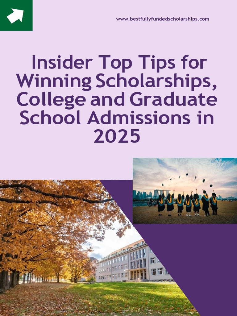 Top Tips For Winning Scholarships College and Graduate School ...