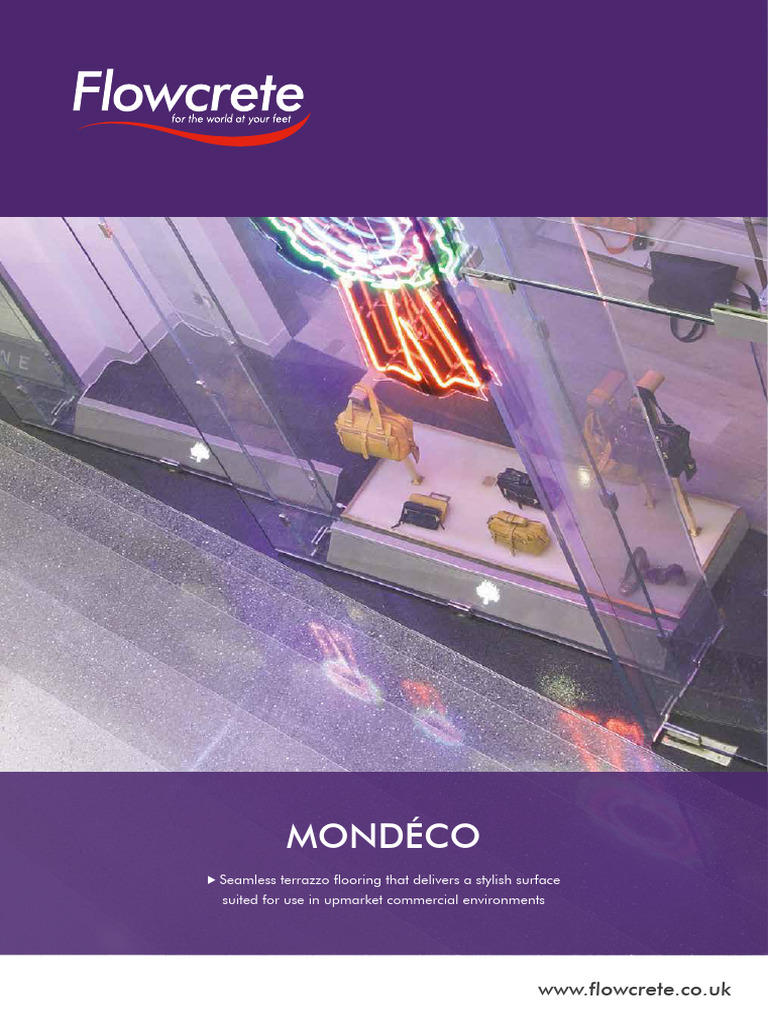 Flowcrete Uk Monde Co Brochure June 2018 | PDF | Epoxy | Flooring