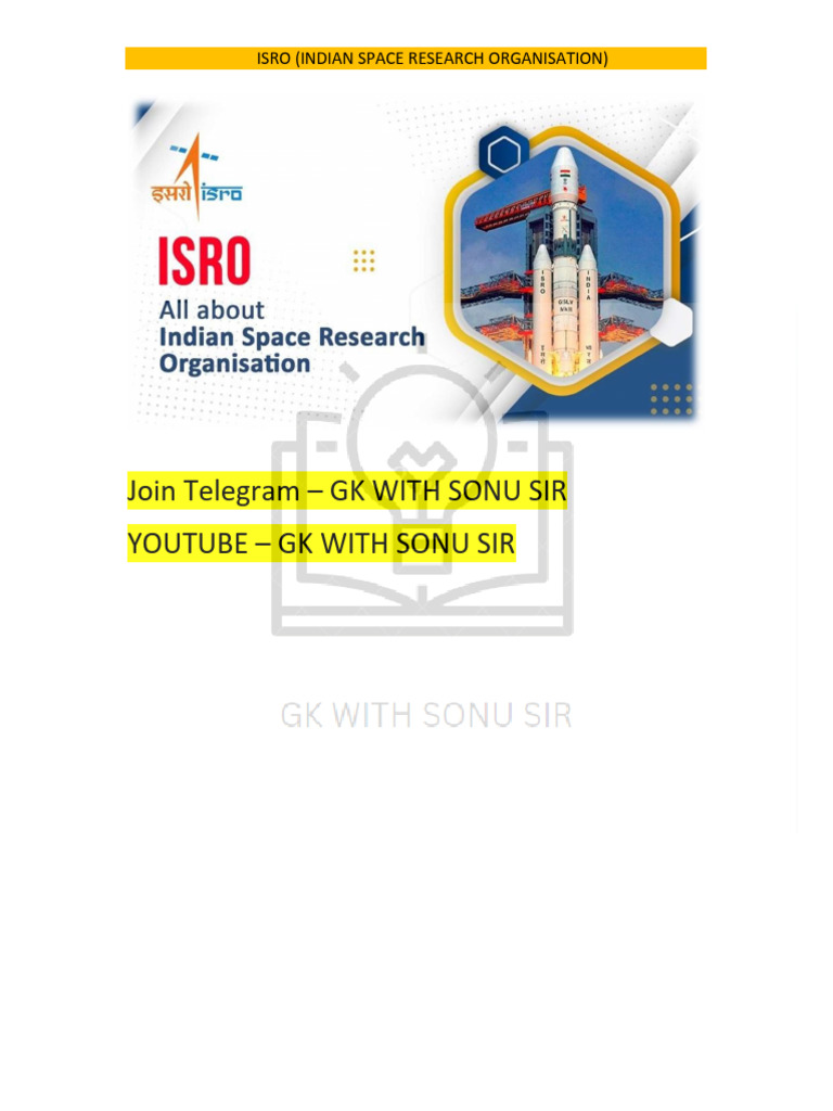Final PDF Isro | PDF