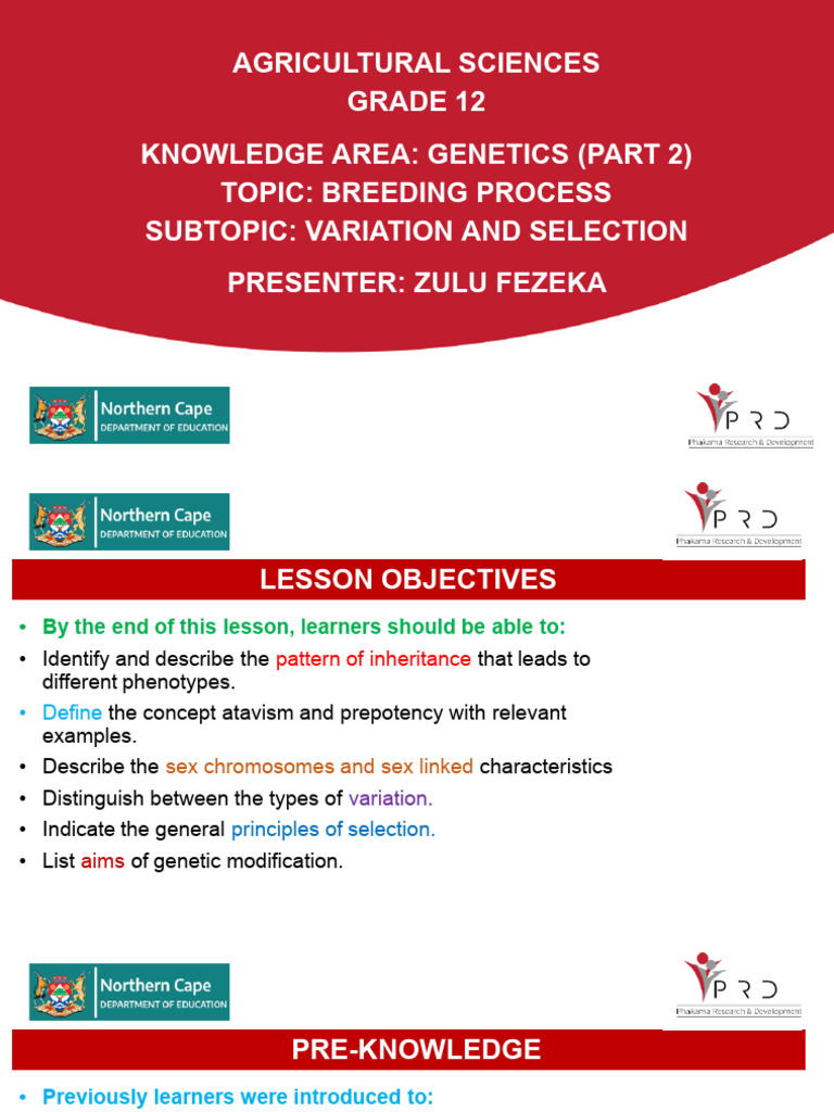 Lesson 10 Genetics 2 | PDF | Plant Breeding | Natural Selection