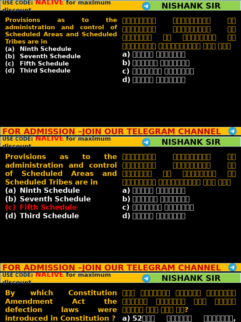 AIBE 20 Consti Ques | PDF