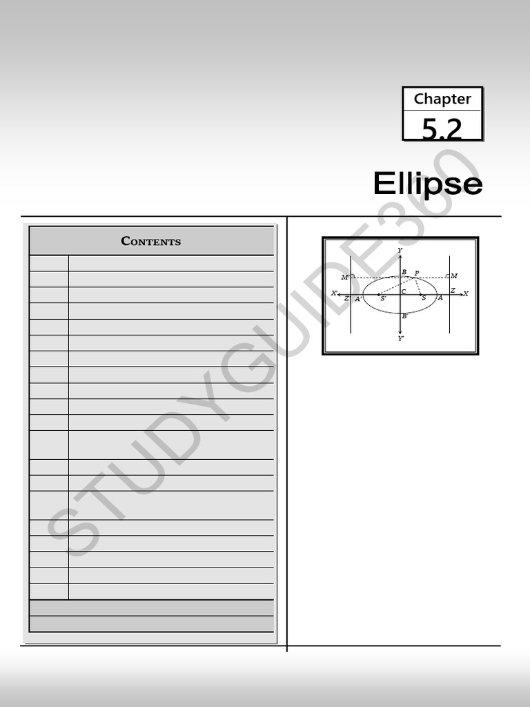 ELLIPsE | PDF | Ellipse | Geometry