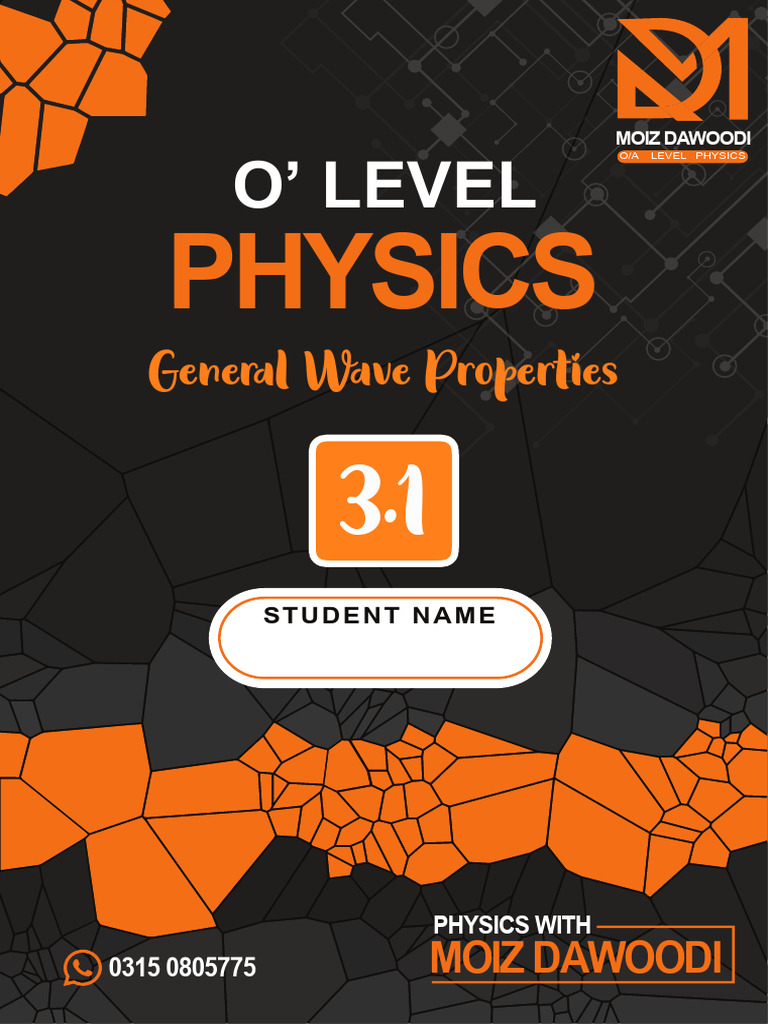 3.1 General Wave Properties | PDF | Waves | Wavelength