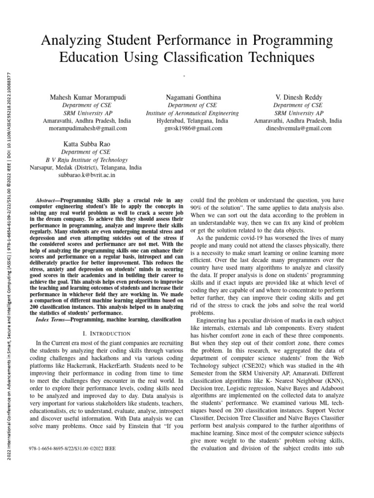 Conference 4 | PDF | Statistical Classification | Machine Learning