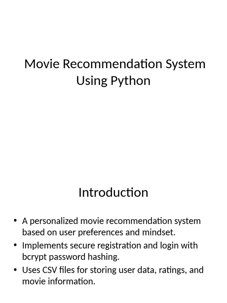 Movie Recommendation Review | PDF
