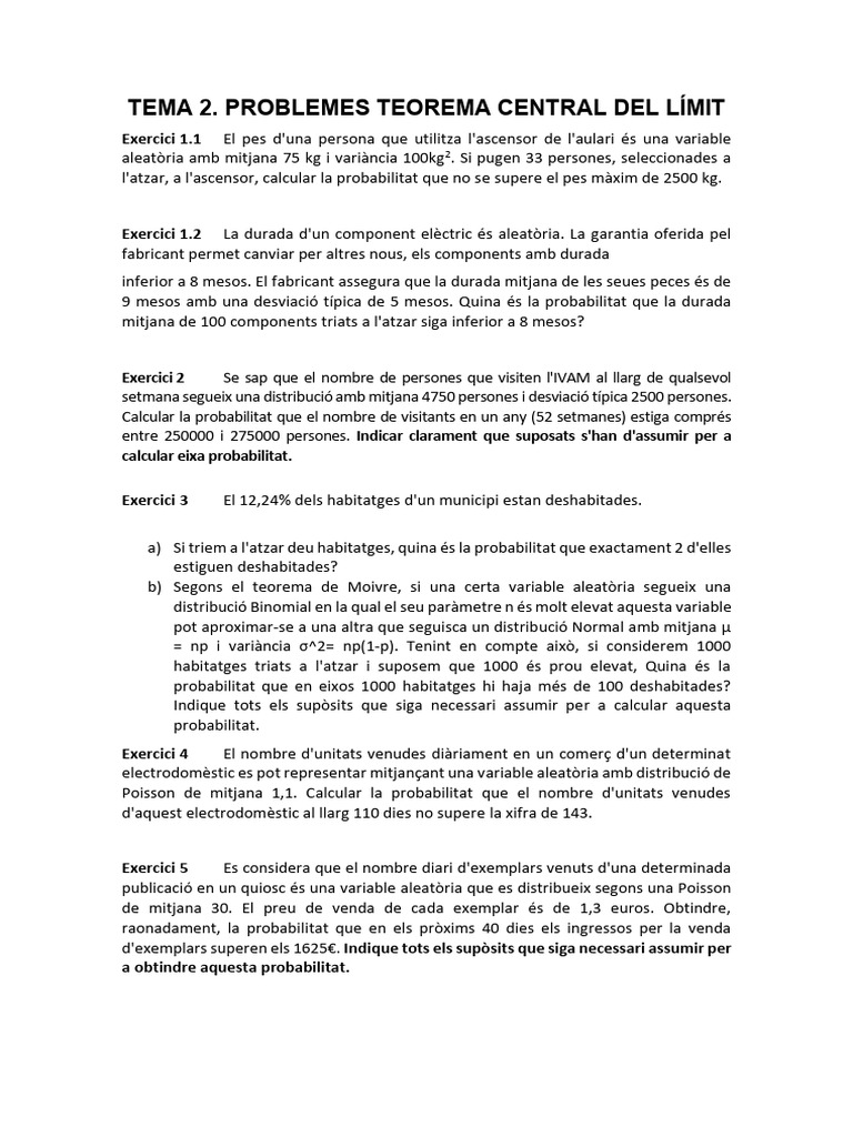 TEMA 2 - TCL - Val | PDF
