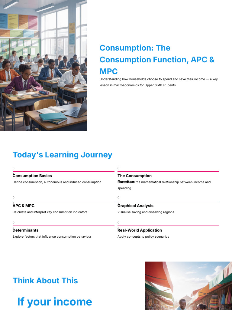 Understanding Consumption Function & Indicators | PDF | Consumption ...