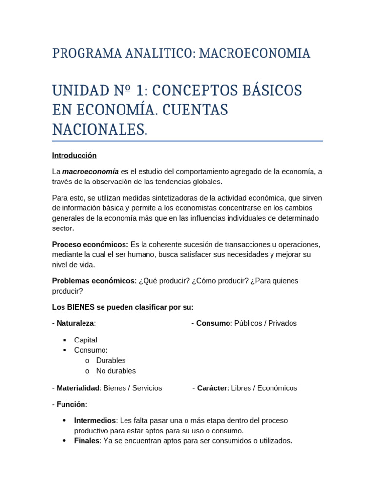 Resumen Macro | PDF | Producto Interno Bruto | La política monetaria