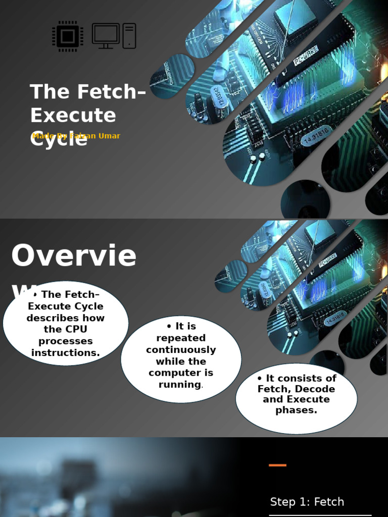 The Fetch and Execute Cycle (Hard Work) | PDF