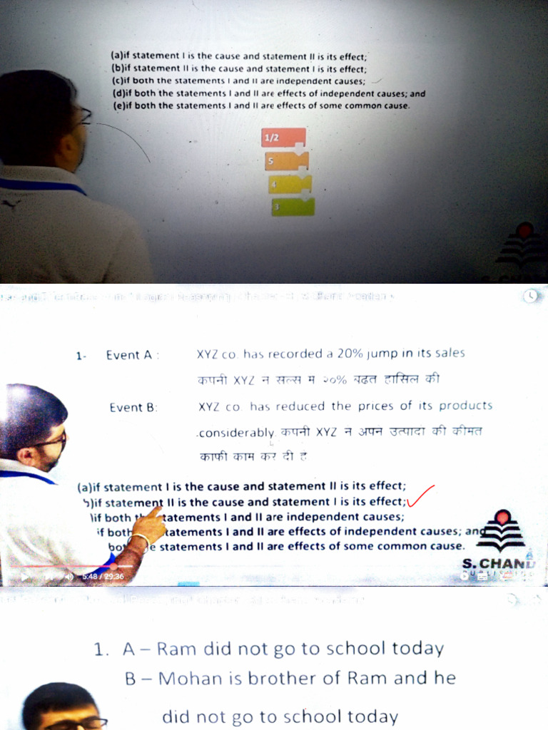 Cause and Effect Reasoning | PDF