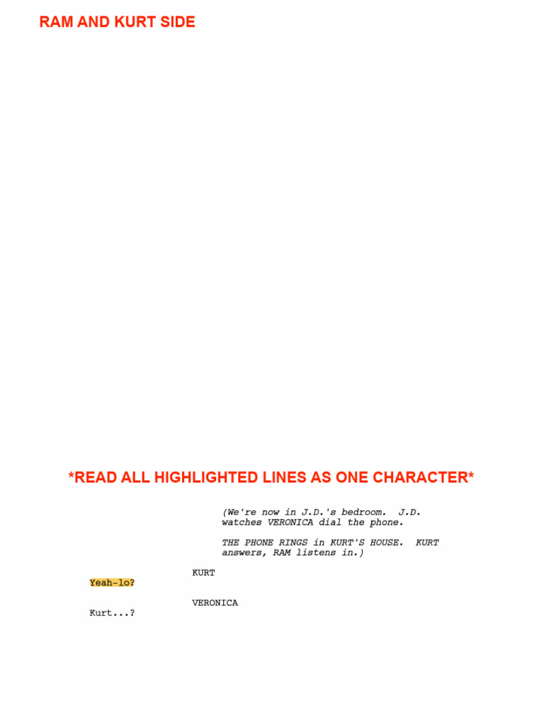 Ram and Kurt Side | PDF