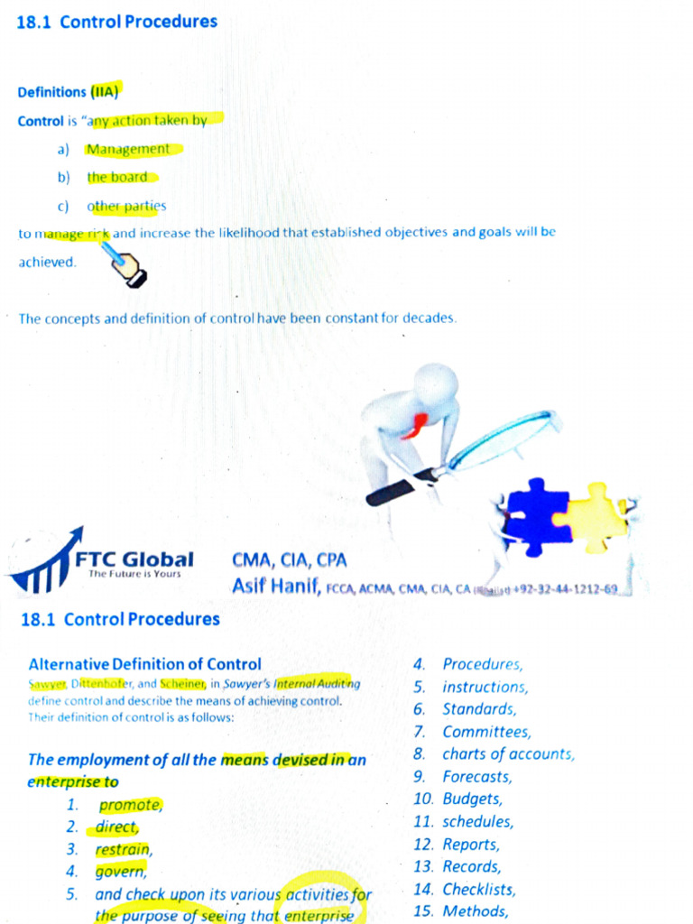 Ch-18 CMA Part-1 Sextion E | PDF