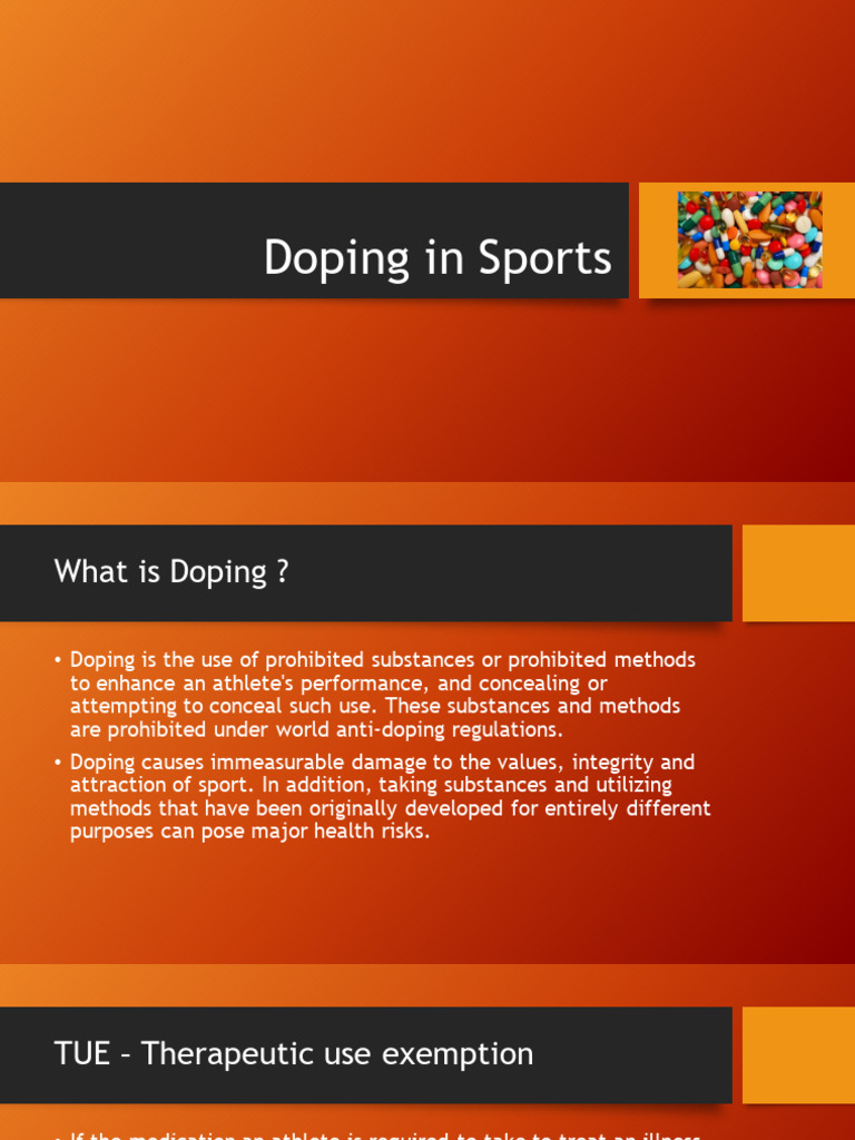 Doping in Sports AKH | PDF | Doping In Sport | Testosterone