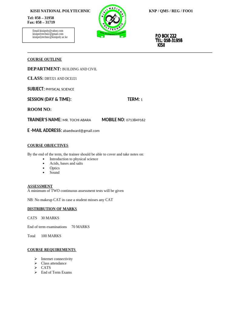 Physical Science (Topic 1 - Acids, Bases and Salts) | PDF | Salt ...