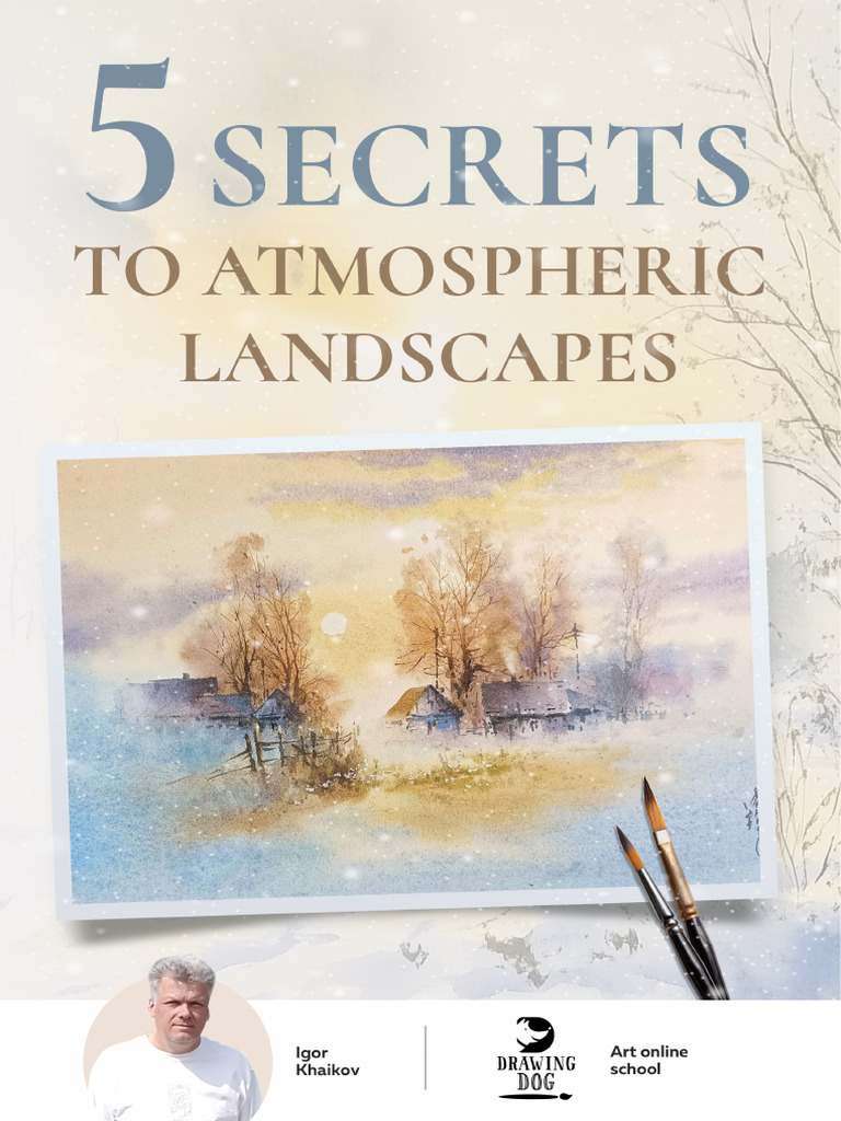 Secrets to Atmospheric Watercolor Landscapes | PDF | Paintings | Landscape
