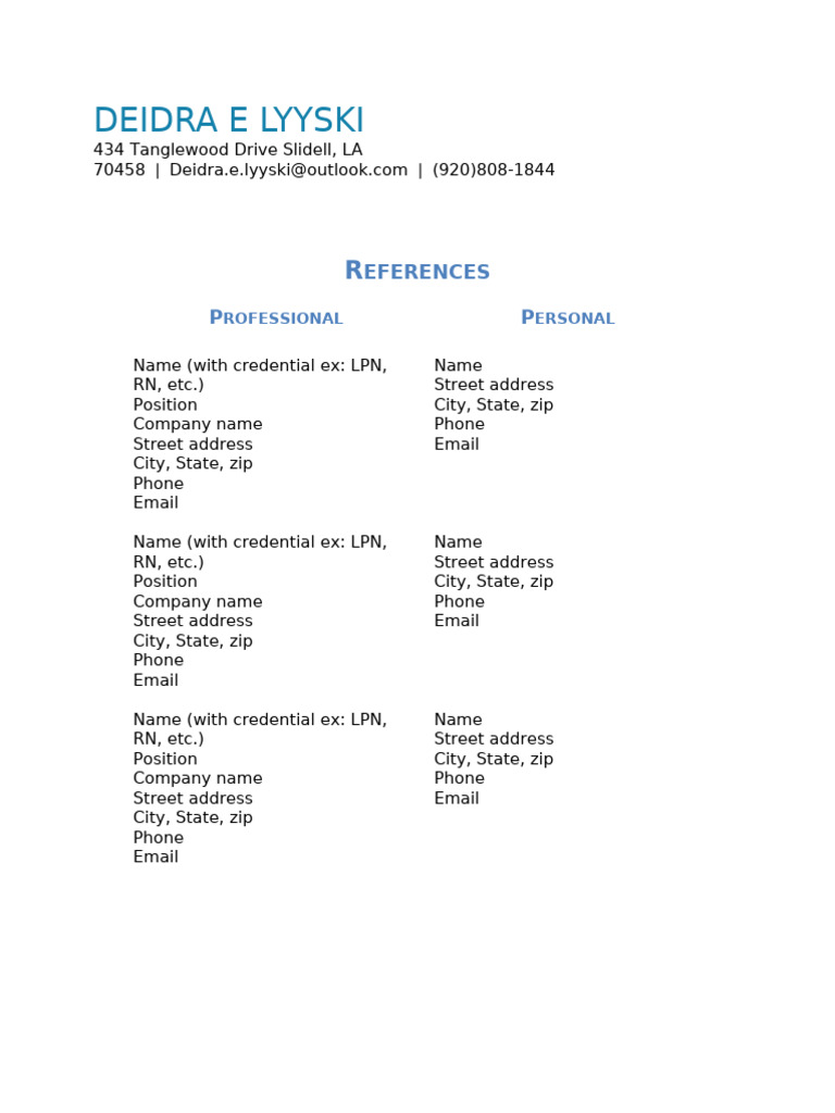 Final References Template | PDF
