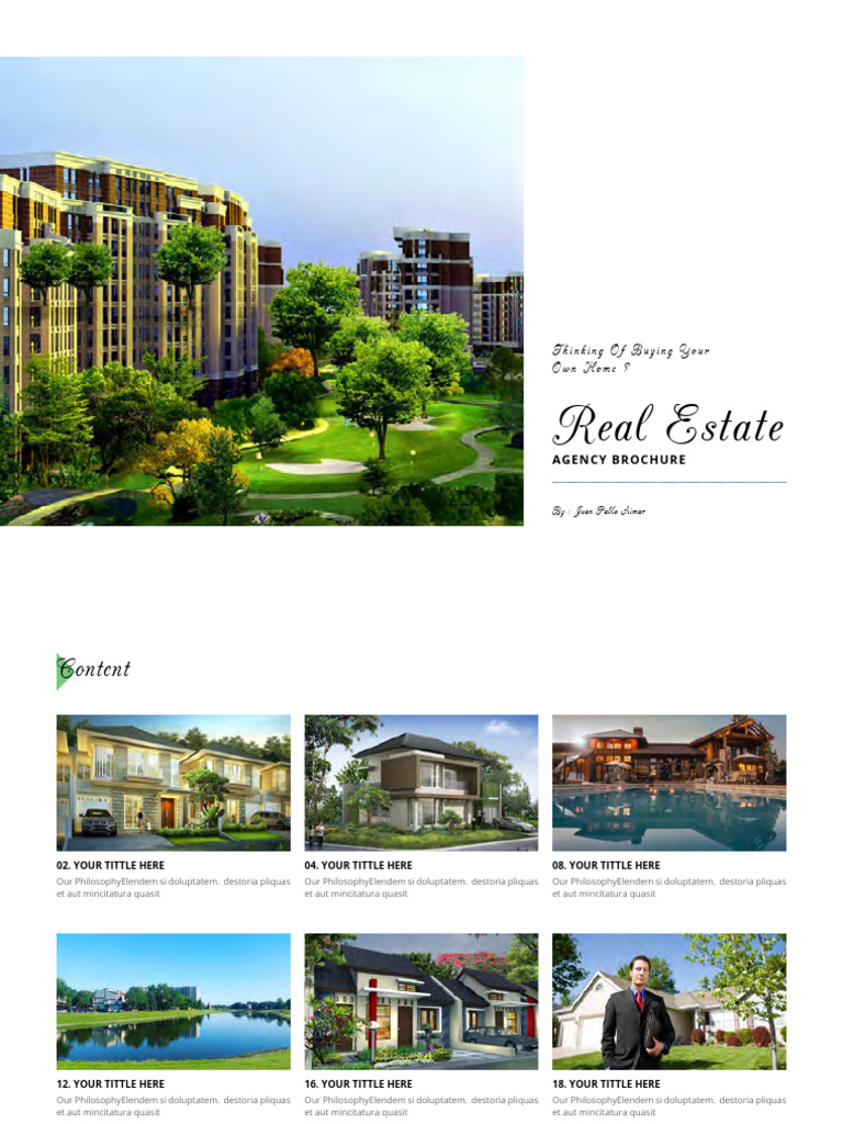 Real Estate Agency Catalog | PDF