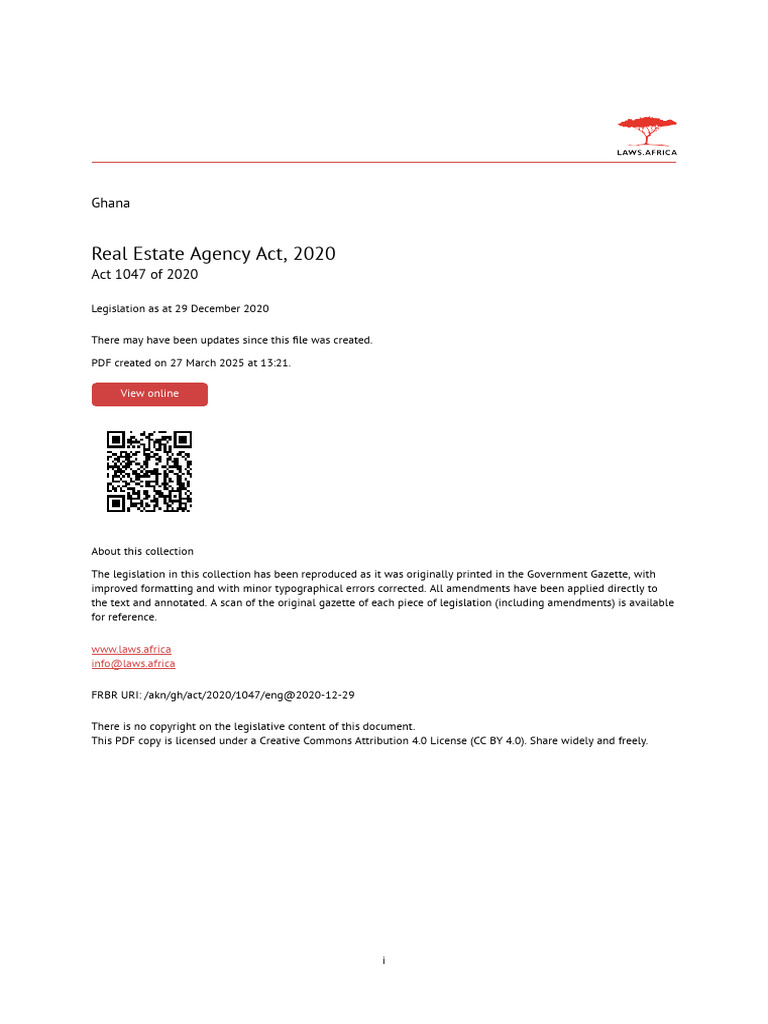 Real Estate Agency Act 2020 | PDF | License | Estate Agent