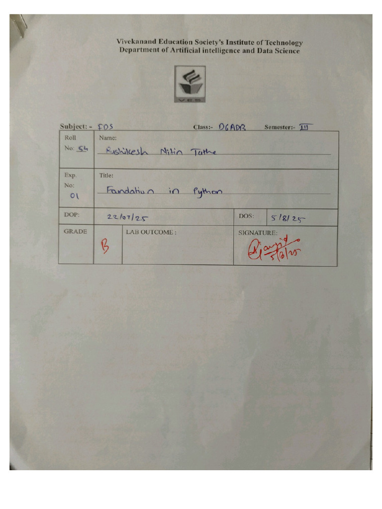 Fds Assignment 1.PDF | PDF | Matrix (Mathematics) | Computer Programming