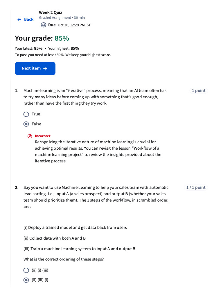 Week 2 Quiz - Coursera | PDF