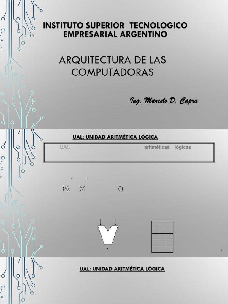 Funciones y Estructura de la UAL | PDF | Sustracción | Unidad Central ...