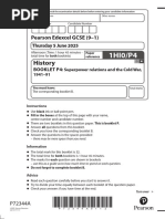 Edexcel GCSE Maths Paper 1 Higher 2025 | PDF | Area