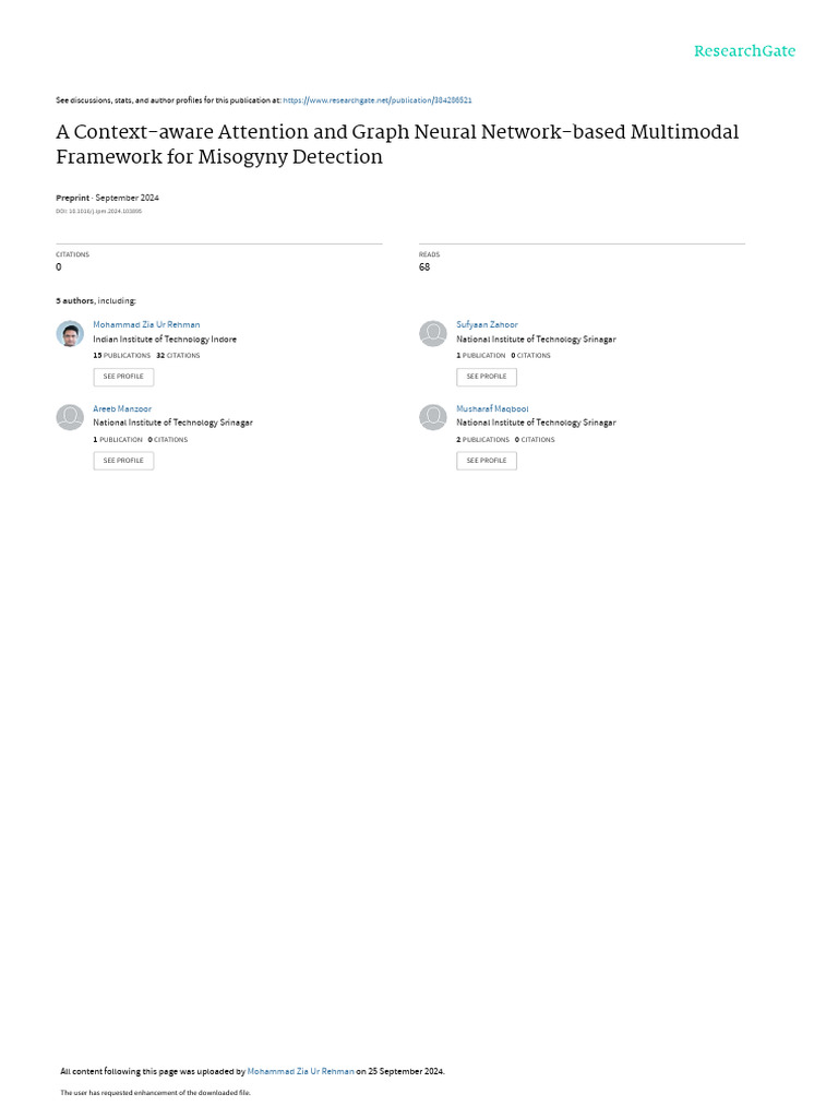 A Context-Aware Attention and Graph Neural Network-Based Multimodal ...