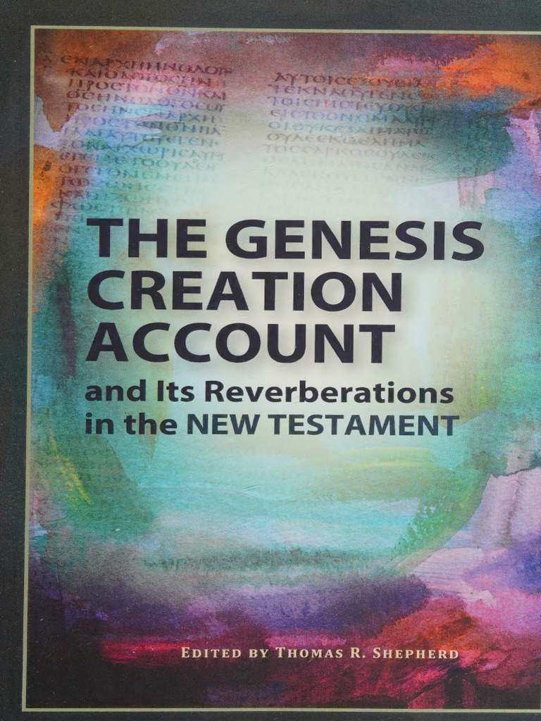 Genesis Creation Account in New Testament | PDF | New Testament ...