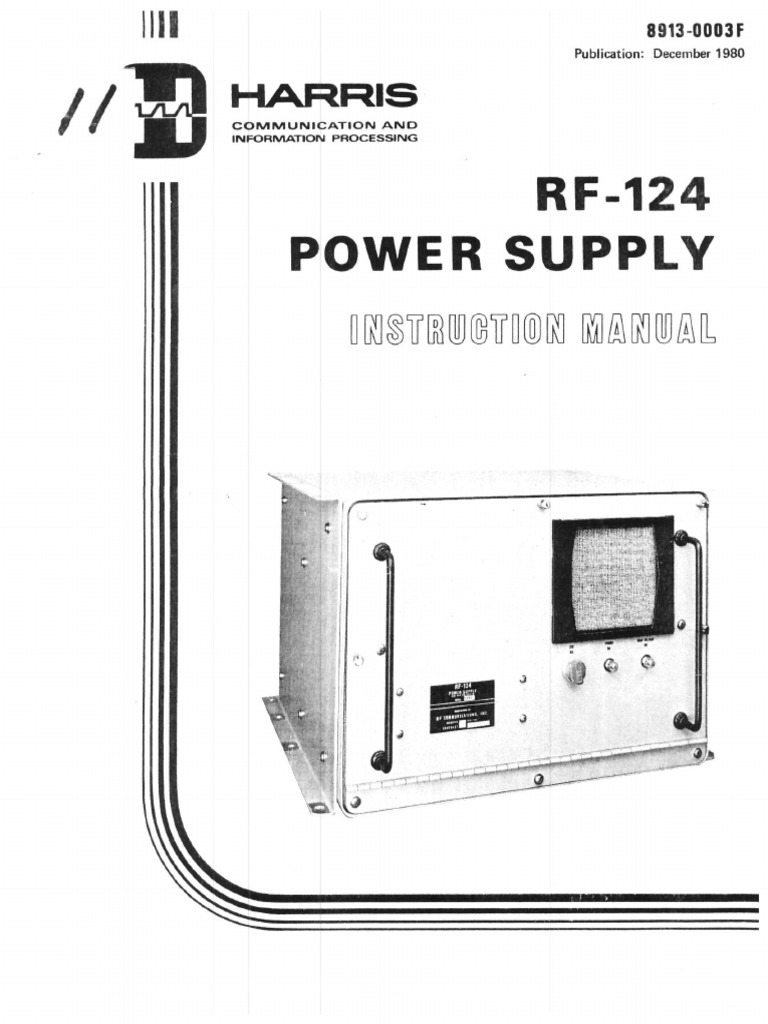 RF-124 8913-0003F Dec 1980 | PDF