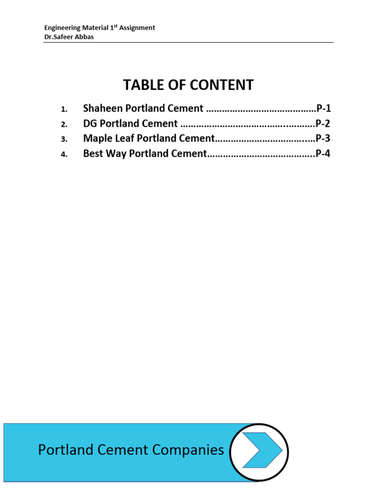 Engineering Materials Assignment | PDF | Building Materials | Secondary Sector Of The Economy