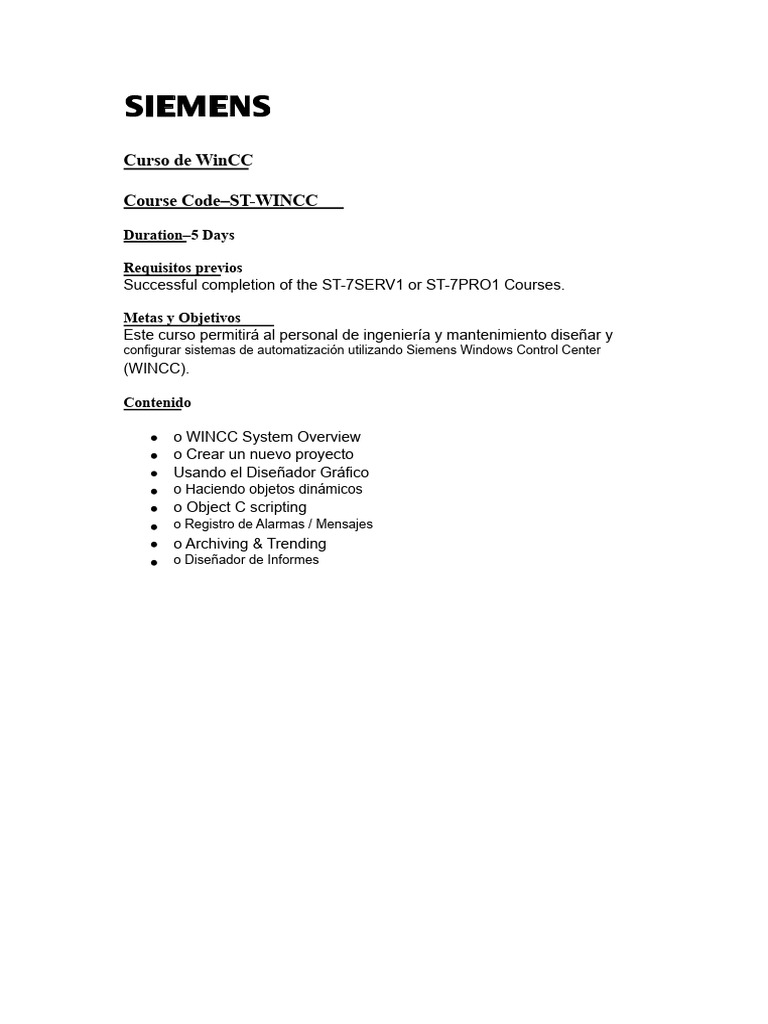 ST Wincc | PDF