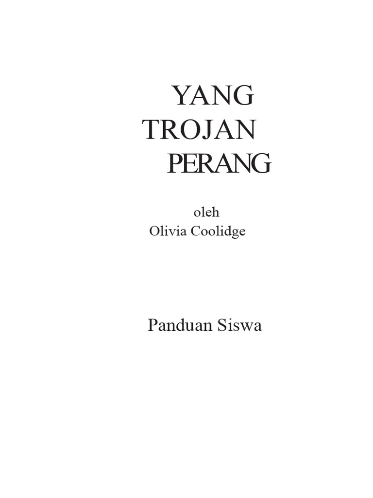 Panduan Siswa Perang Trojan untuk Kelas 7 | PDF