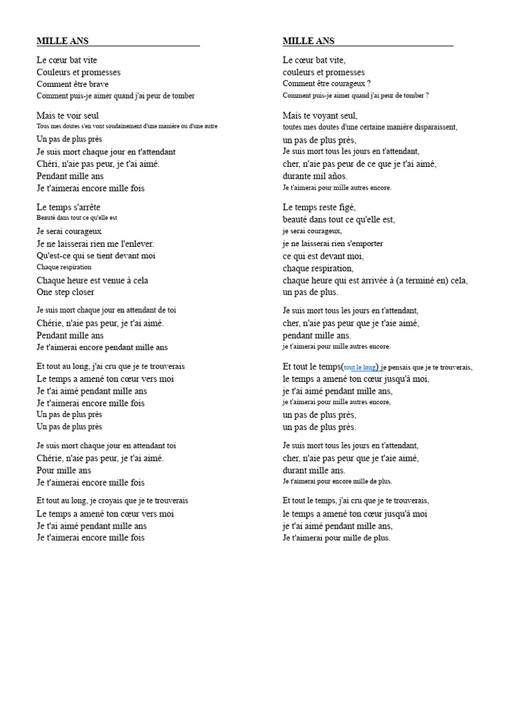 Amour éternel et quête de soi | PDF